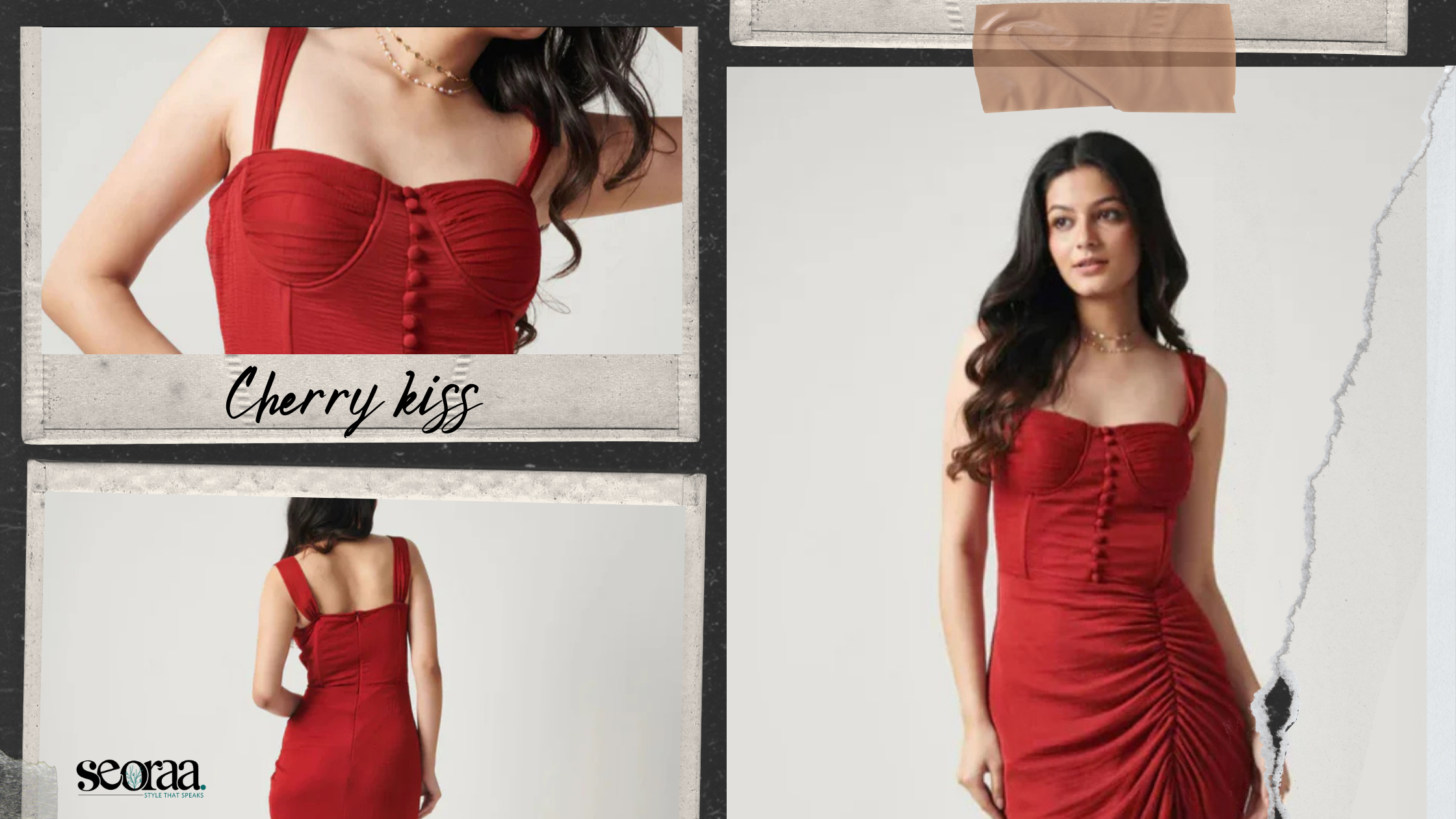 Cherry Kiss Dress: A Love Letter in Red – Seoraa